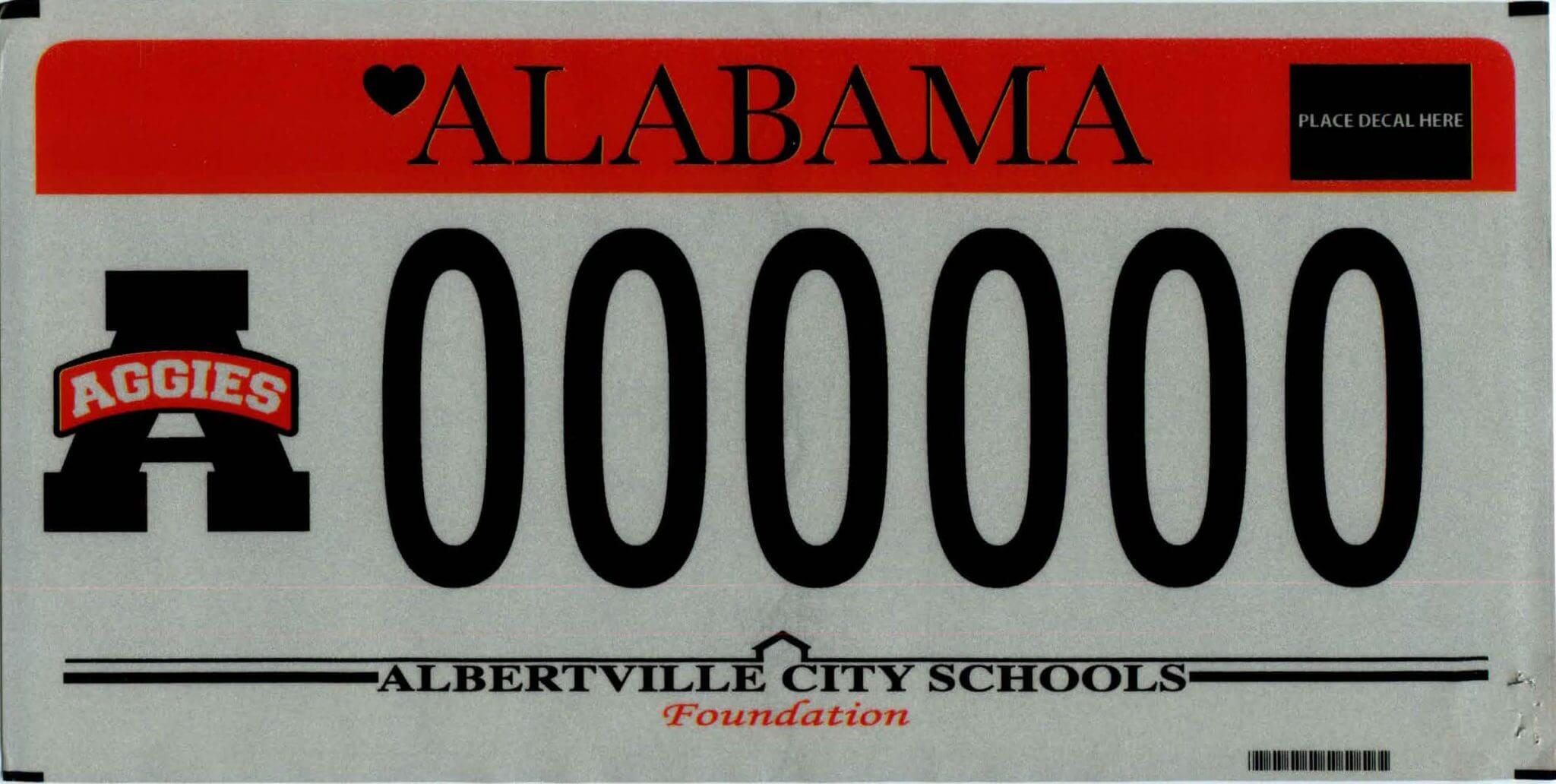 License Plates Archive - Alabama Department of Revenue