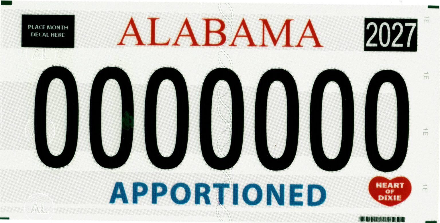 License Plates Archive - Alabama Department of Revenue
