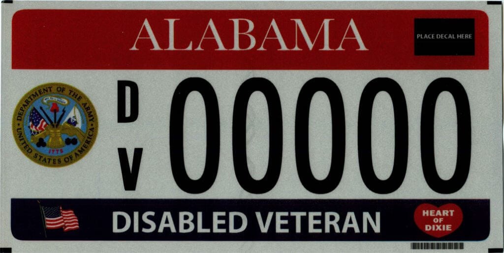 Disabled Veteran US Army - Alabama Department of Revenue