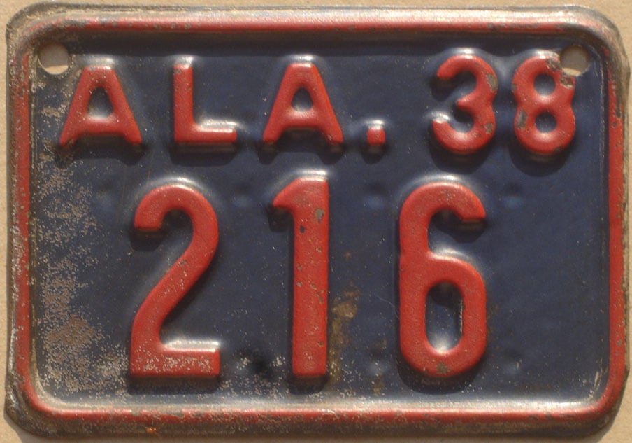 1938 - Alabama Department of Revenue