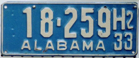 1933 - Alabama Department of Revenue