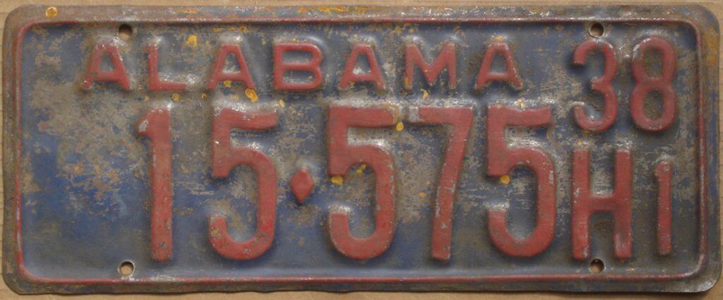 1938 - Alabama Department of Revenue