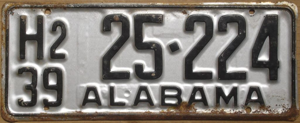 1939 - Alabama Department of Revenue
