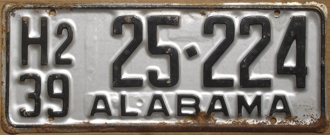 1939 - Alabama Department of Revenue