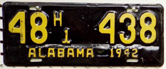 1942 - Alabama Department of Revenue