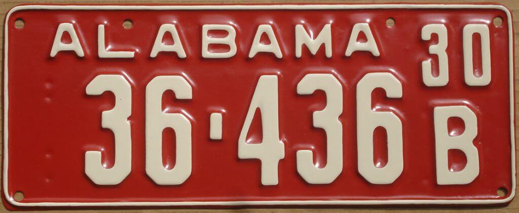 1930 - Alabama Department of Revenue