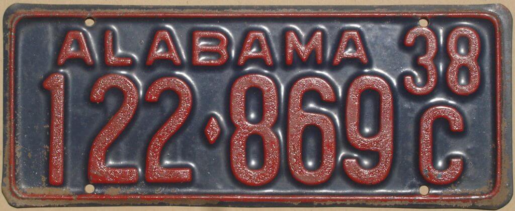 1938 - Alabama Department of Revenue