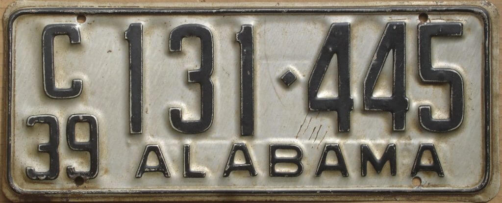 1939 - Alabama Department of Revenue