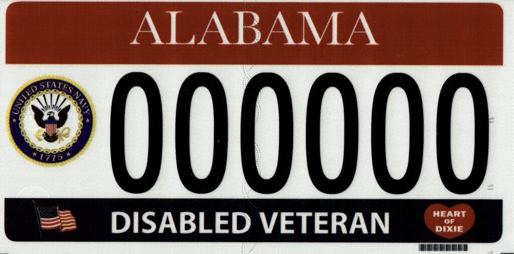 Disabled Veteran US Navy - Alabama Department of Revenue