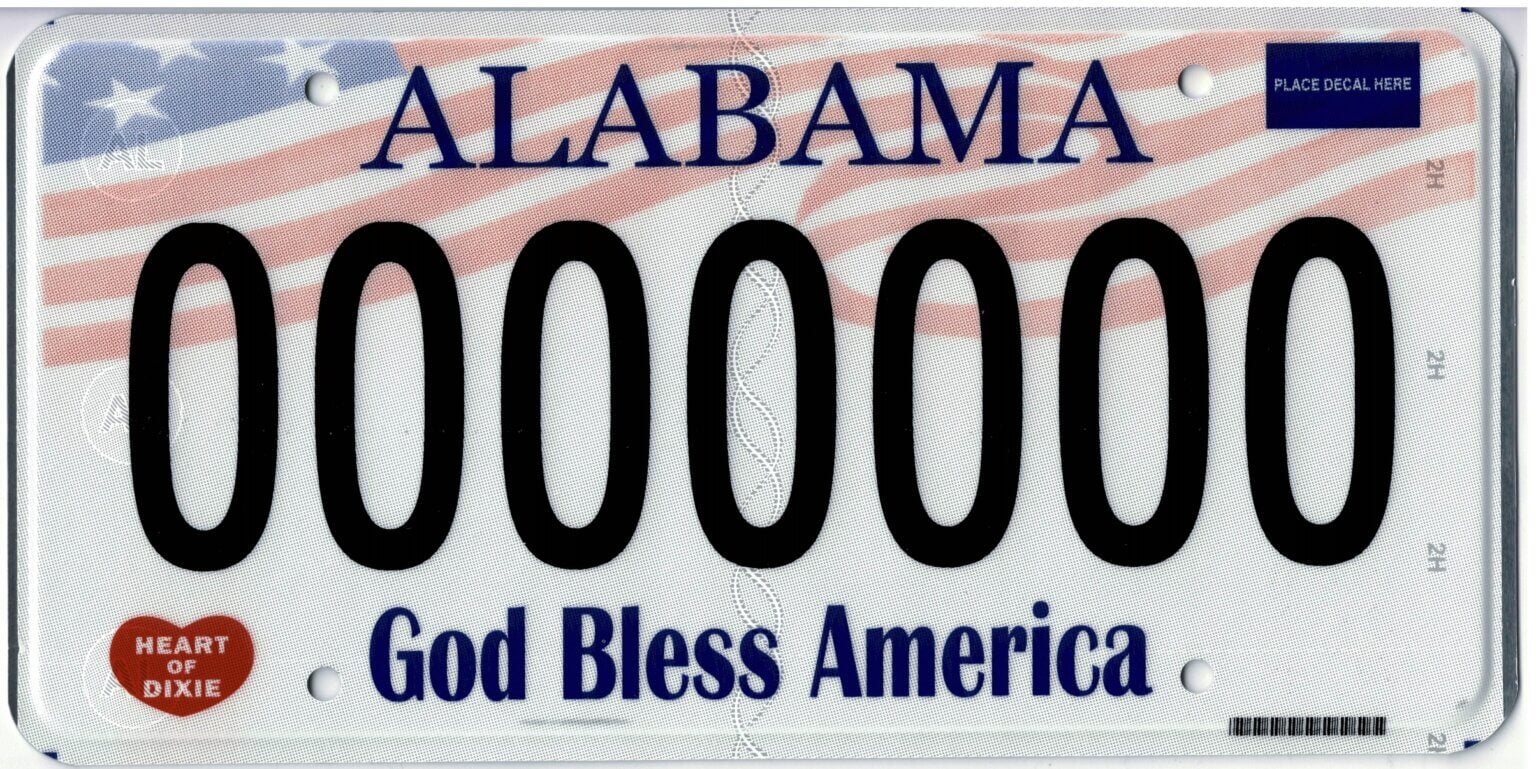 MEMO 2025-001 New and Retained Designs License Plates - Alabama ...